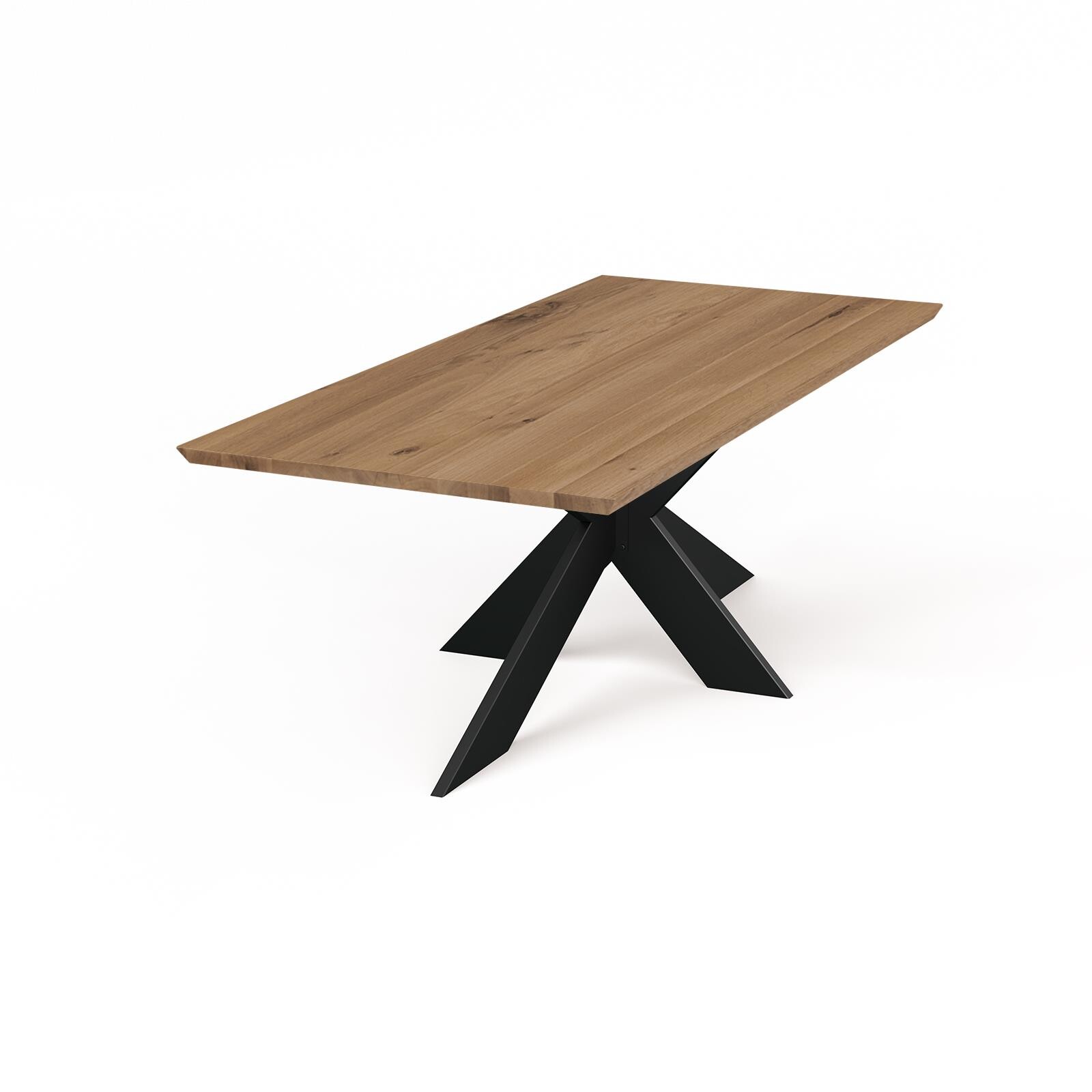 Wild Oak Dining table / COLORADO Legs - 100 off options. See them at ...