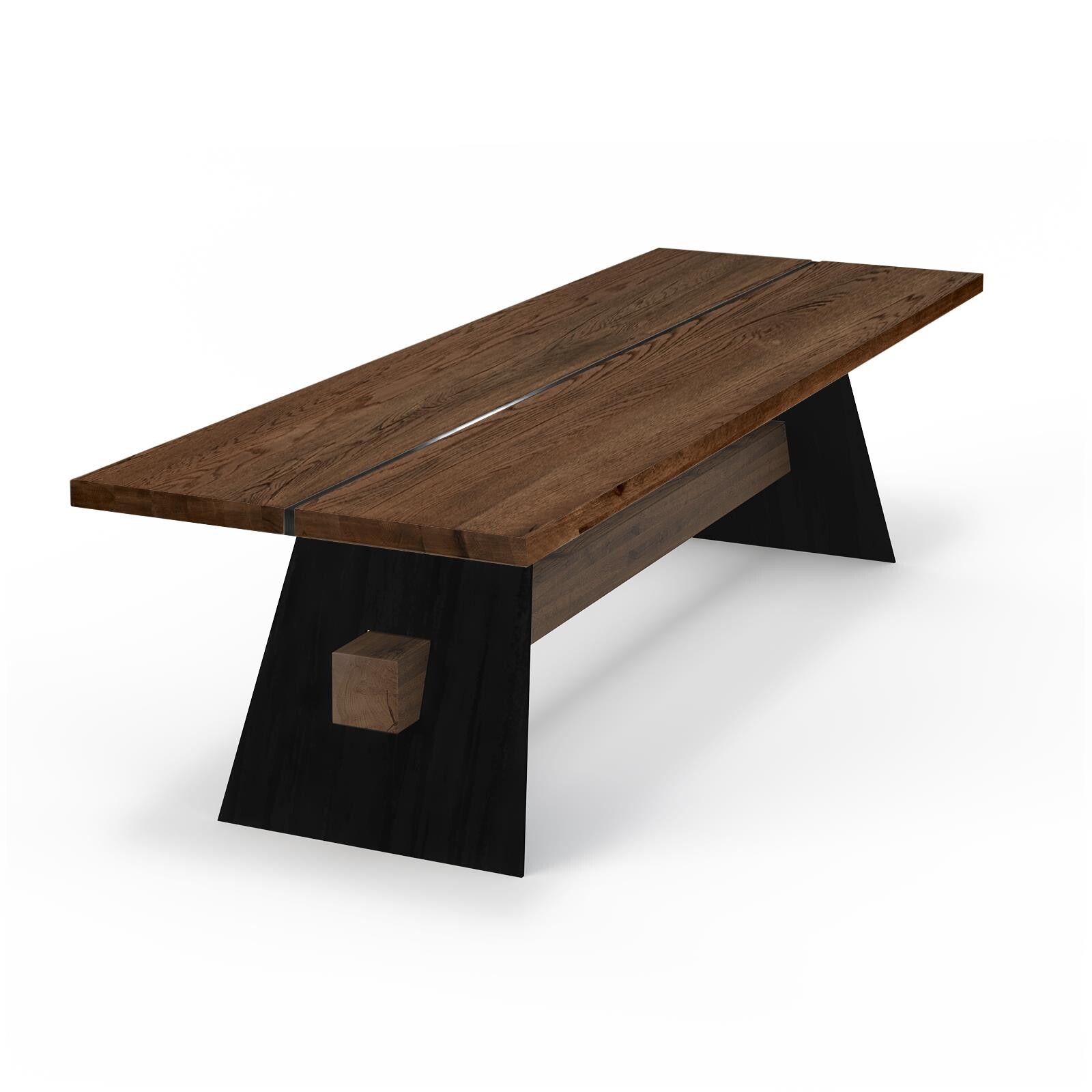 Spisebord i rustik eg. 7 forskellige farvenuancer. Se dem her