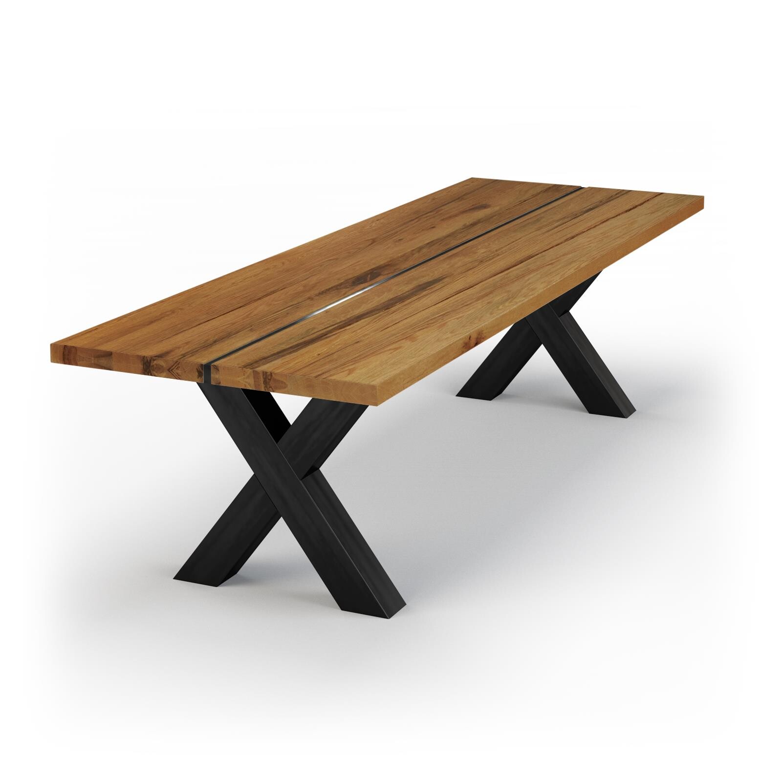 Rustik Eg spisebord / BRISTOL ben - 100 vis af muligheder. Se dem hos ...