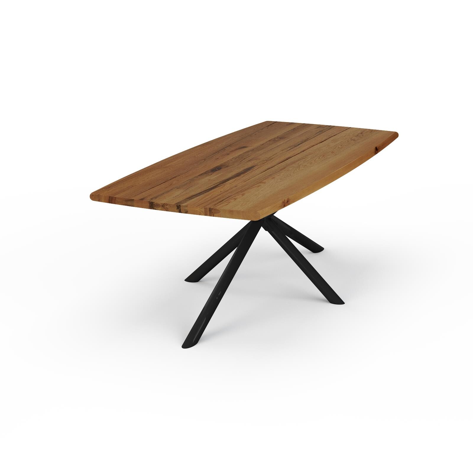 Rustic Oak Dining table / MESA Legs - 100 off options. See them at ...