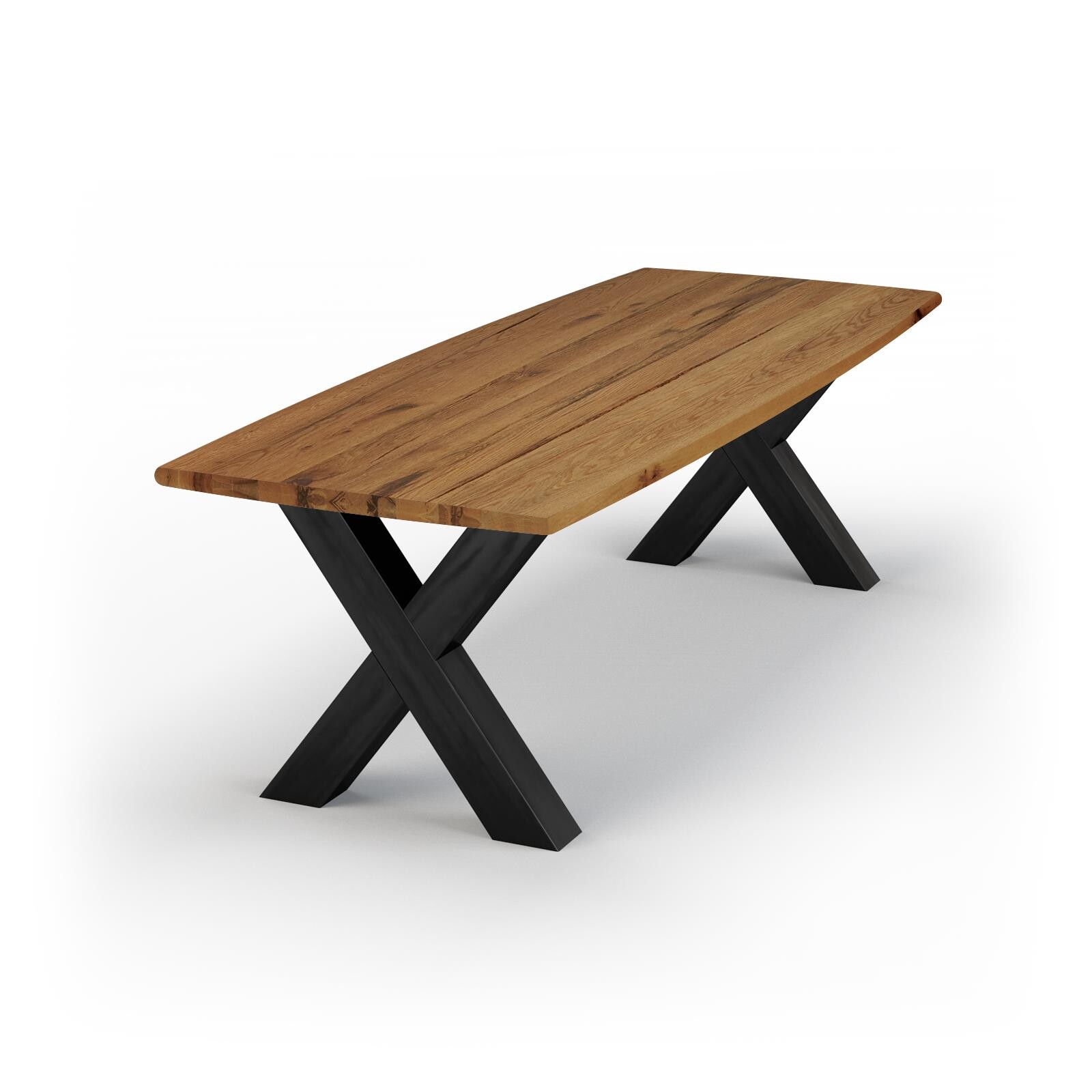 Rustik Eg spisebord / BRISTOL ben - 100 vis af muligheder. Se dem hos ...