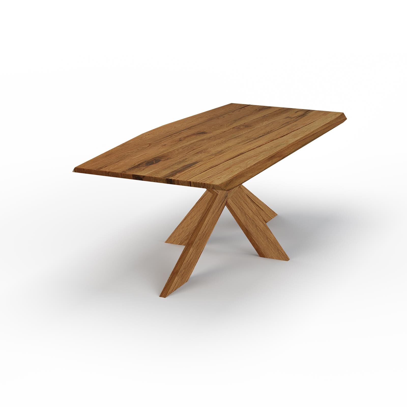 Rustik Eg spisebord / DENVER ben - 100 vis af muligheder. Se dem hos ...