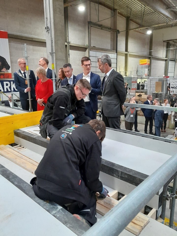 Hans Kongelige højhed kiggede forbi