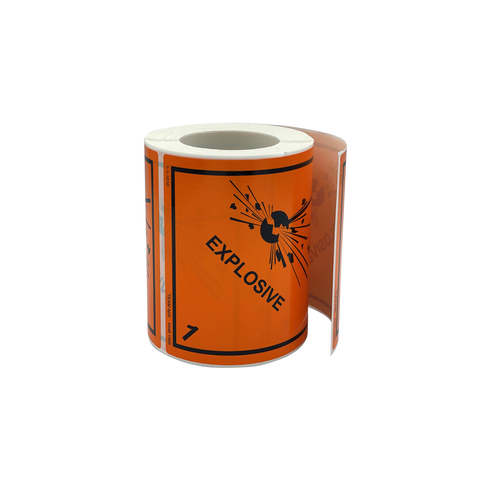Etiketter | Etiket med tryk "Eksplosiv" | PaperConsult A/S